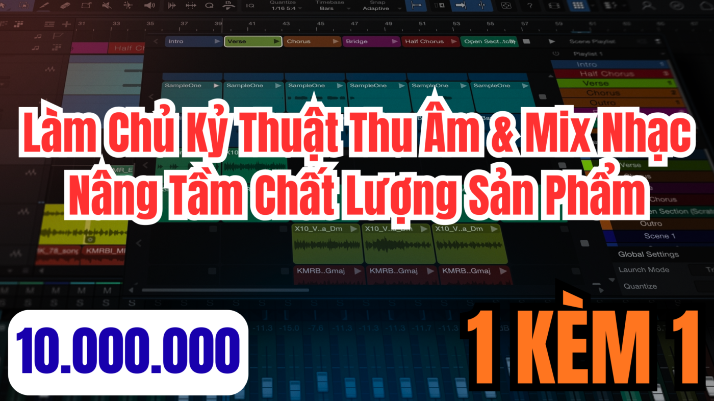 KHÓA HỌC - Hoàng Tiến Studio - Phòng Thu Âm Chuyên Nghiệp